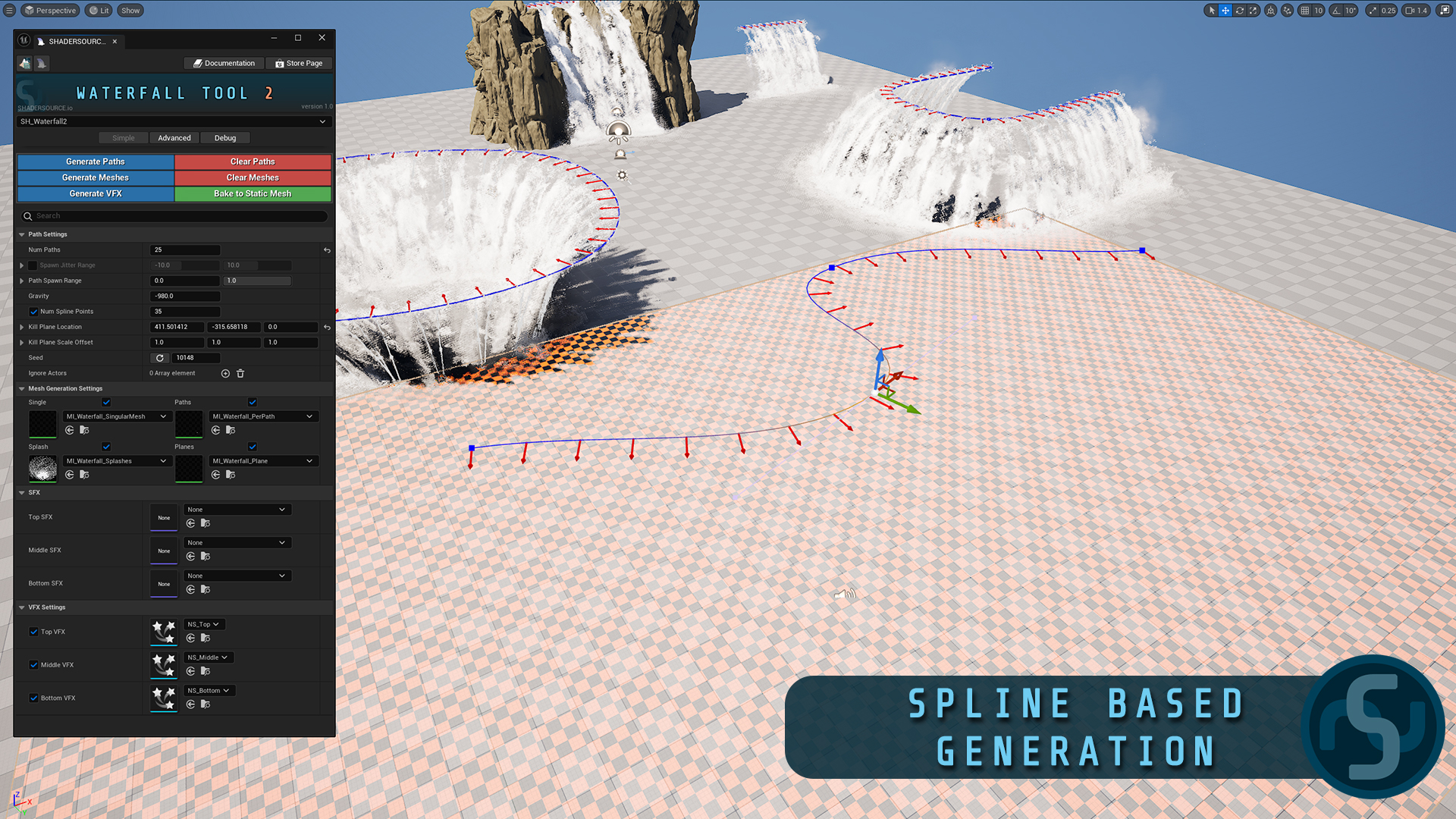 SHADERSOURCE: Waterfall Tool 2 – Aythan Maconachie